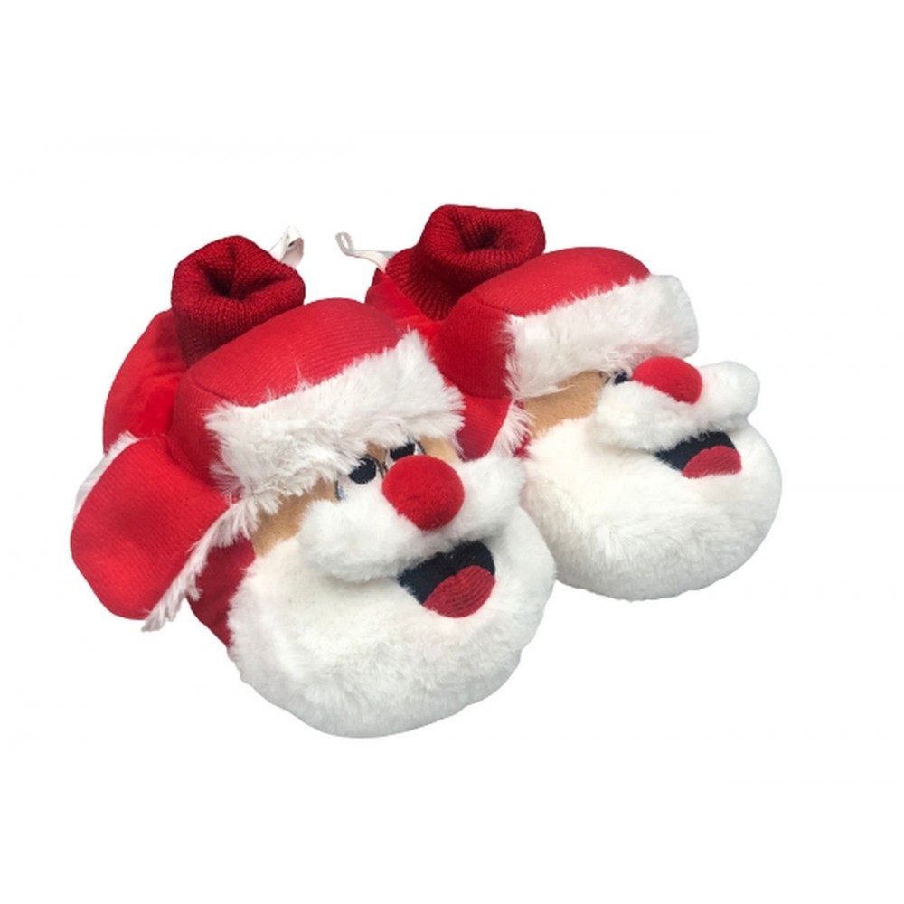 Pantofole Natalizie peluche Unisex Babbo Natale Renna Moppine per Bambini